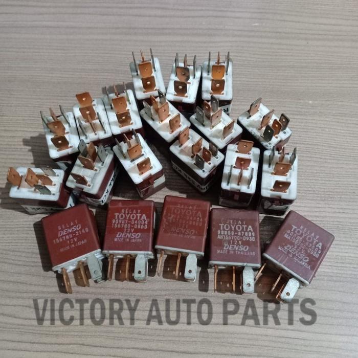 Jual relay 5 pin kaki relay ac kipas oro copotan Denso Japan -abRelay ...