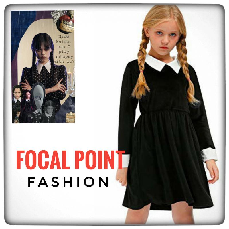 kostum Wednesday addams family kids halloween anak cosplay costume ...