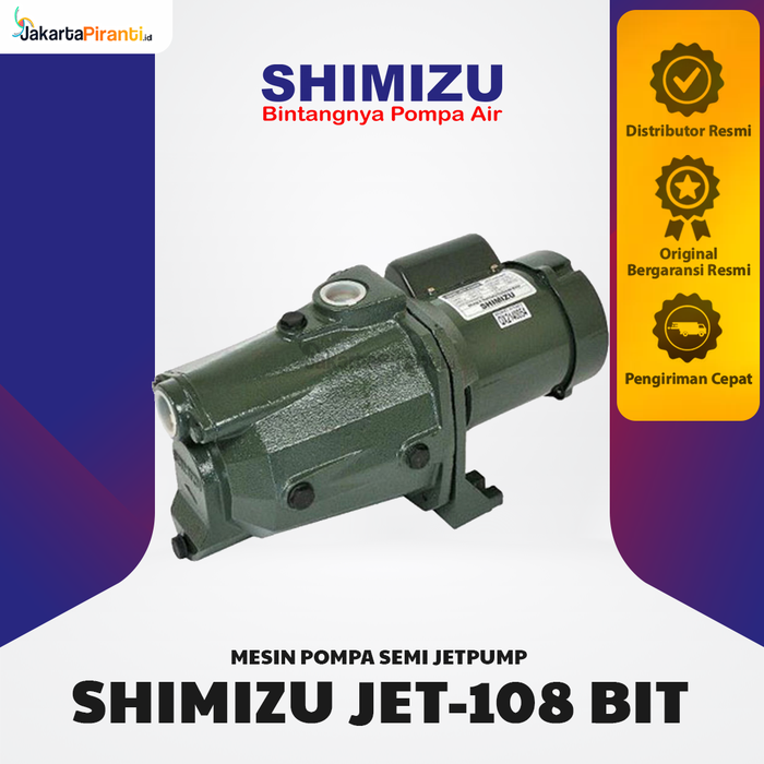 Jual Pompa air shimizu Jet 108 BIT (semi jet Pump) - Kota Tangerang ...