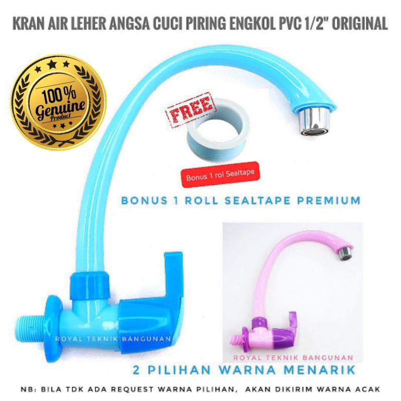 Kran Angsa Wastafel Plastik PVC 1/2" inch Premium Warna Warn - Shop ...