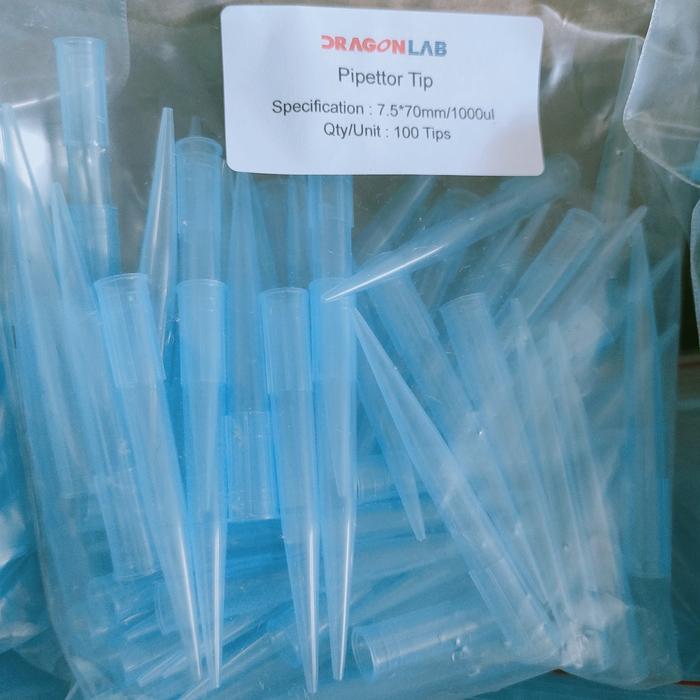 Jual Micropipette Tip Universal Blue Tip merk Dragonlab Joanlab Mikro ...