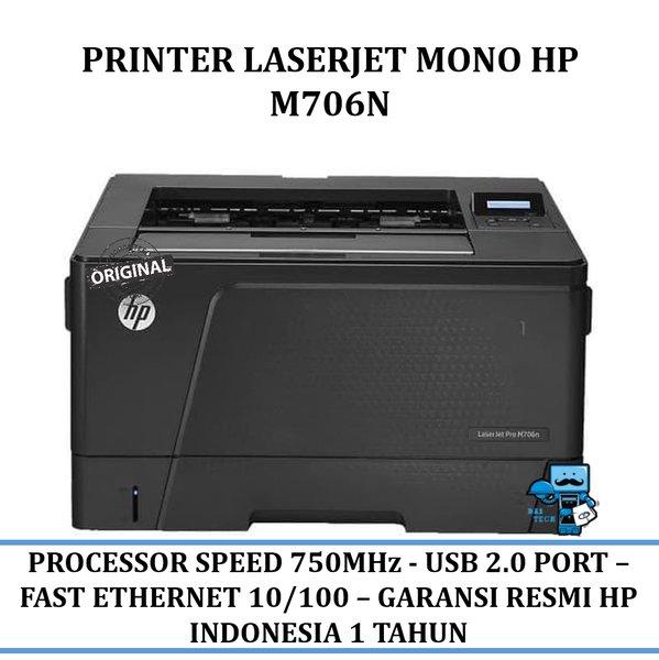 Jual Printer hp laserjet pro m706n | Printer A3 Monochrome-GARANSI ...