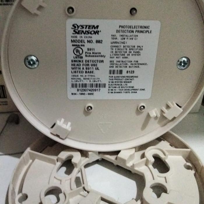 Jual smoke detector system sensor 882 komplit base - Jakarta Pusat ...