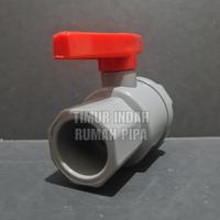 Jual Ball Valve 1/2" PVC / Stop Kran 1/2" PVC - King Da Jeng / KDJ ...
