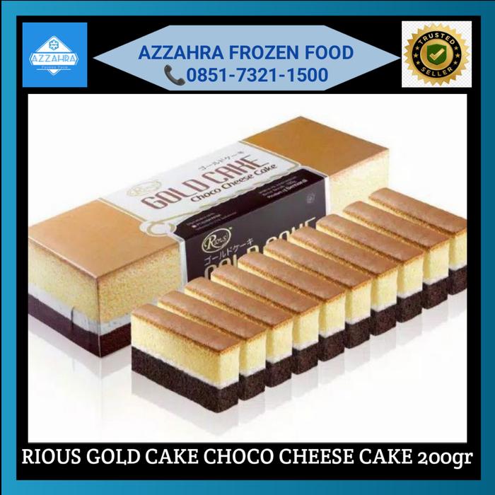Jual Rious Gold Cake Choco Cheese Cake 200gr - Kota Manado - Azzahra ...