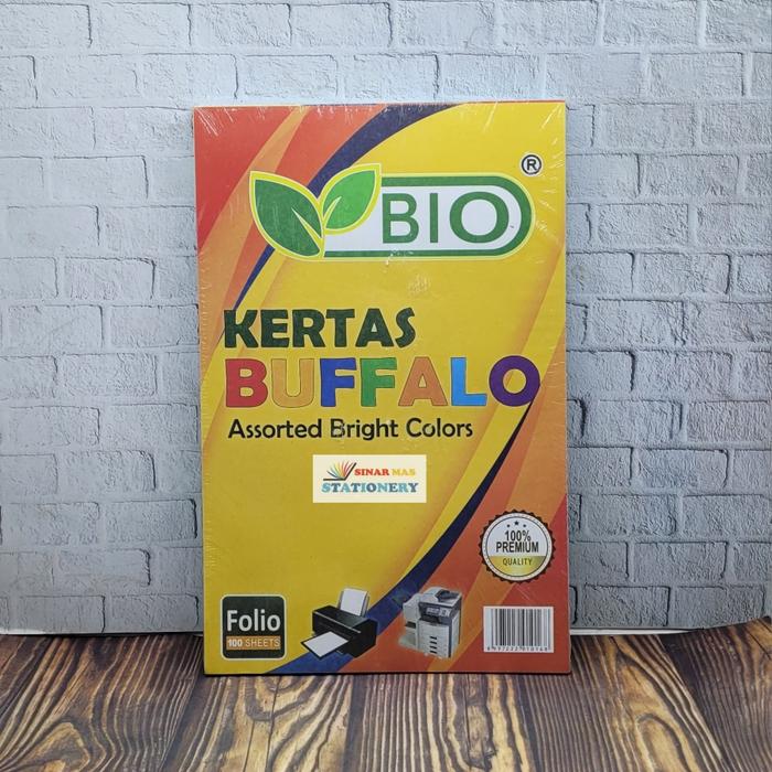 Jual Kertas Buffalo Bio /Kertas Cover/Kertas karton Jilid ukuran F4 ...