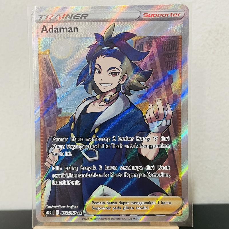 Adaman SR secret rare kartu pokemon tcg indonesia trainer - Shop ...