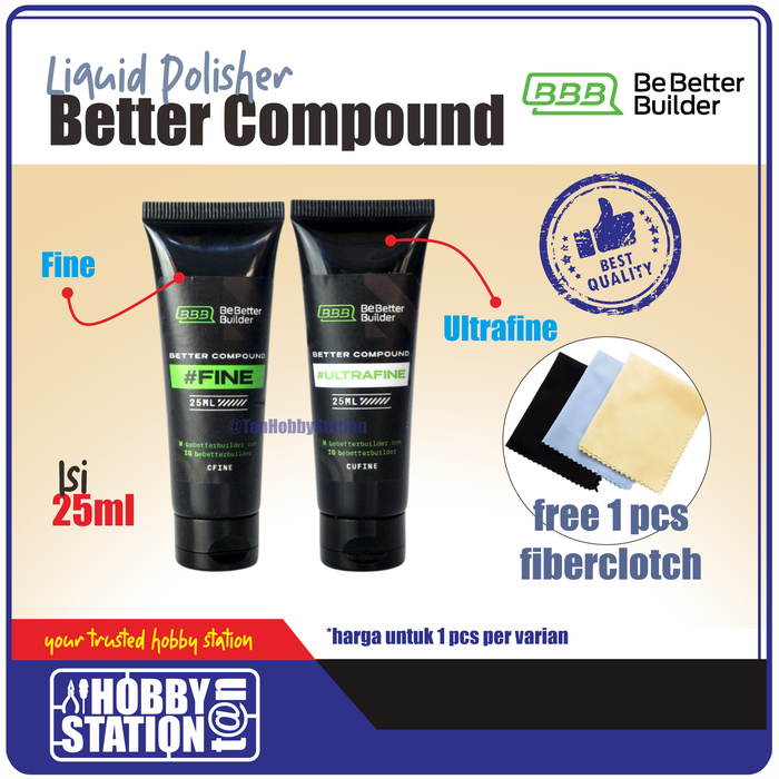 Jual Acrylo Better Compound - Gundam Model Kit Liquid Polisher Clear ...