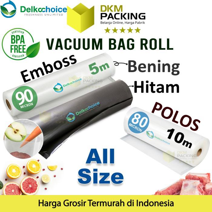 Vacuum POLOS EMBOSS ROLL Plastik Vakum Makanan SMOOTH BINTIK - Shop ...