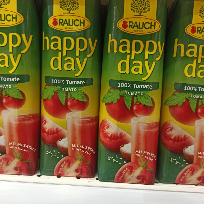 rauch happy day juice tomato 1lt - Shop | Tokopedia