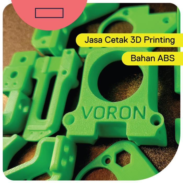 Jual Cetak 3D Print Custom Cetak 3 Dimensi Bahan ABS - Hitam, 0.28 ...