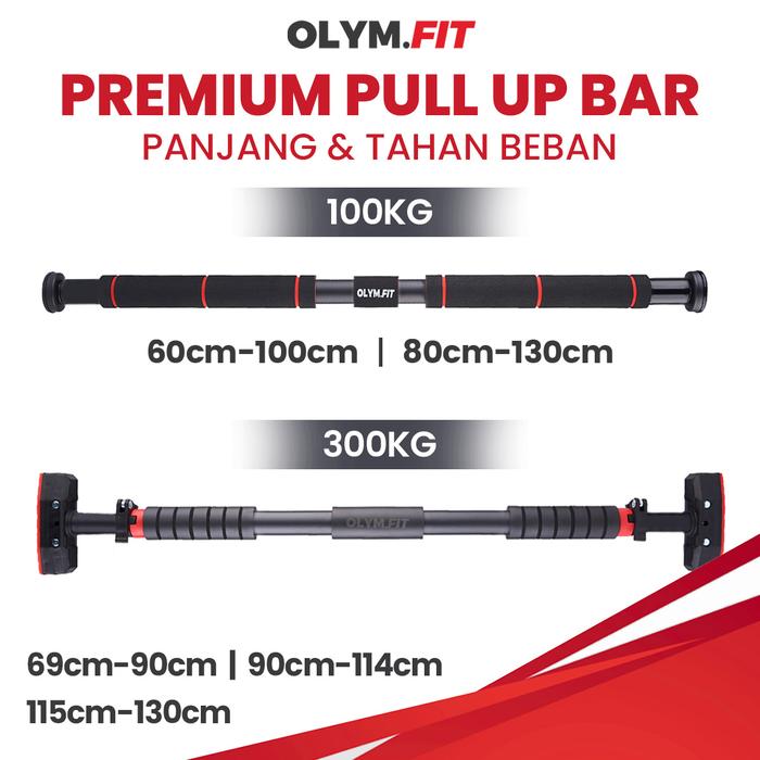 Jual 300 KG Pull Up Bar Dinding Tanpa Bor Dinding Chin Up Bar Push Up ...