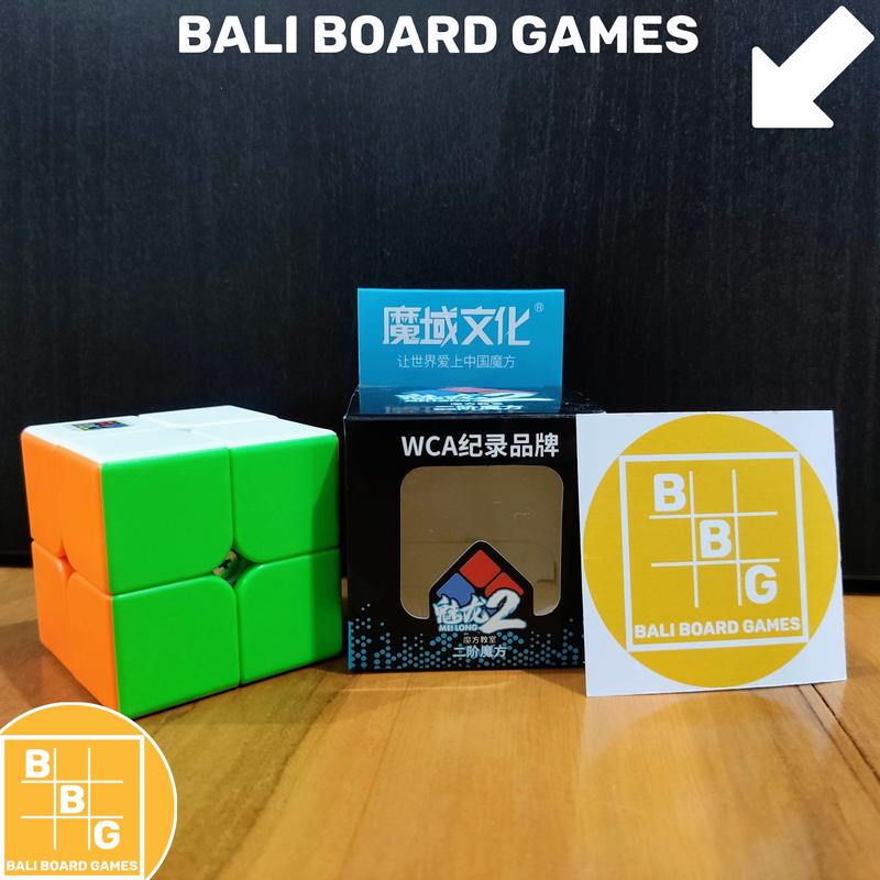 Rubik's Cube 2x2 Moyu Meilong Stickerless Rubik - BaliBoardGames - Shop ...