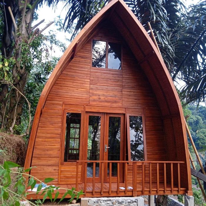 Jual rumah kayu, rumah lumbung polos 5x6 meter - Kab. Jepara ...