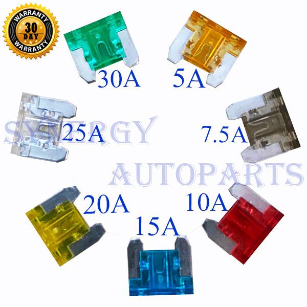Sekring Fuse DX Micro Sikring Mikro 5A 7.5A 10A 15A 20A 25A 30A - Shop ...