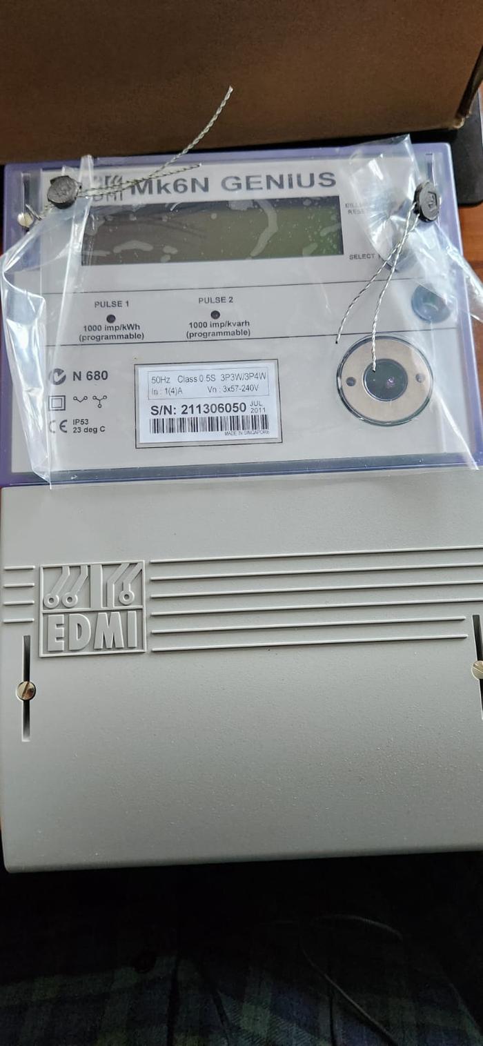 Jual KWH Meter EDMI MK6N GENIUS 1(4)A Termasuk Kalibrasi METROLOGI TERA ...