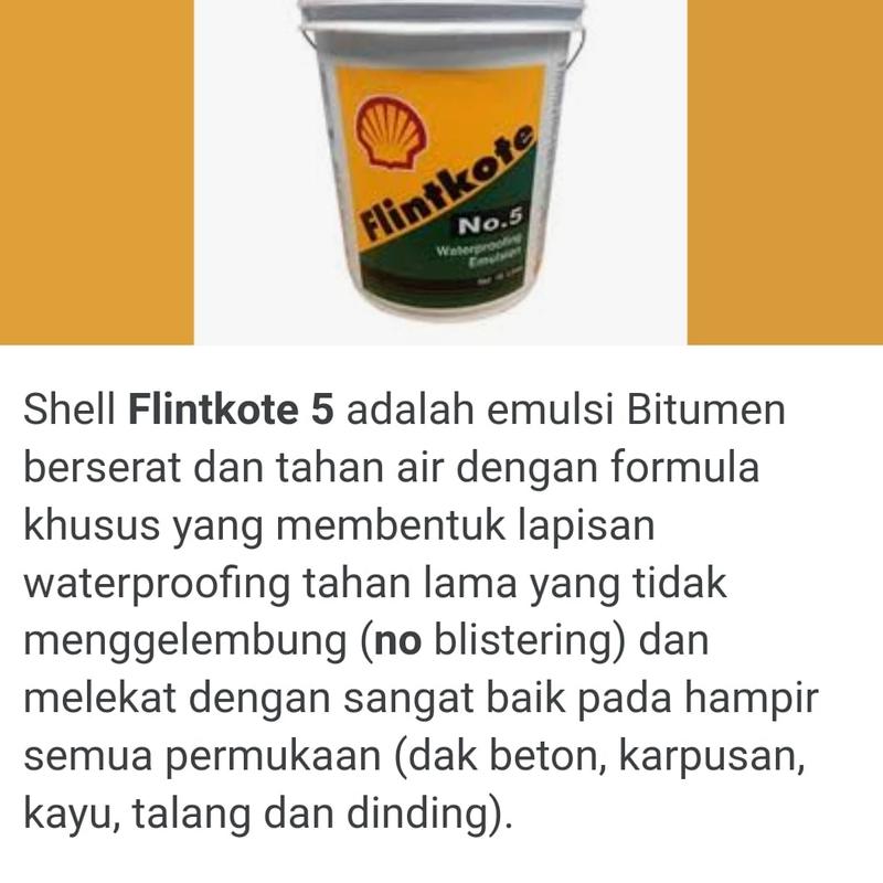 Flinkote Shell No.5 3,5 liter - Shop | Tokopedia