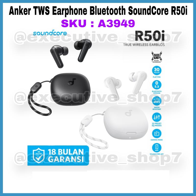 Anker TWS Earphone Bluetooth SoundCore R50i - SKU A3949 - Shop | Tokopedia