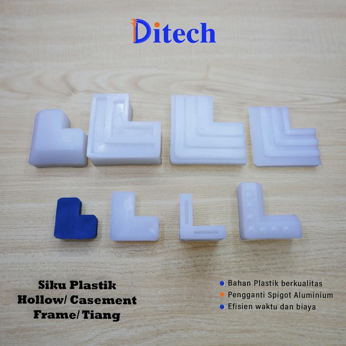 Jual Ditech Siku Plastik Sambungan Aluminium Hollow Frame Casement ...