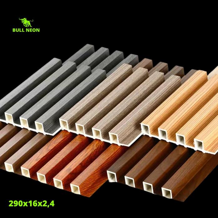 Jual Wpc Panel Hiasan Dinding 3 Meter Wall Panel 300x16 - kayu terang02 ...