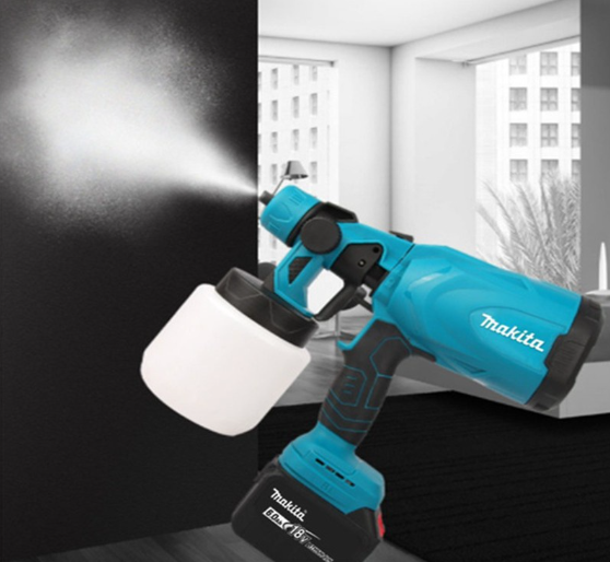Promo Tool Sprayer Cat Elektrik 30000RPM Makita Tanpa Udara 1200ML ...