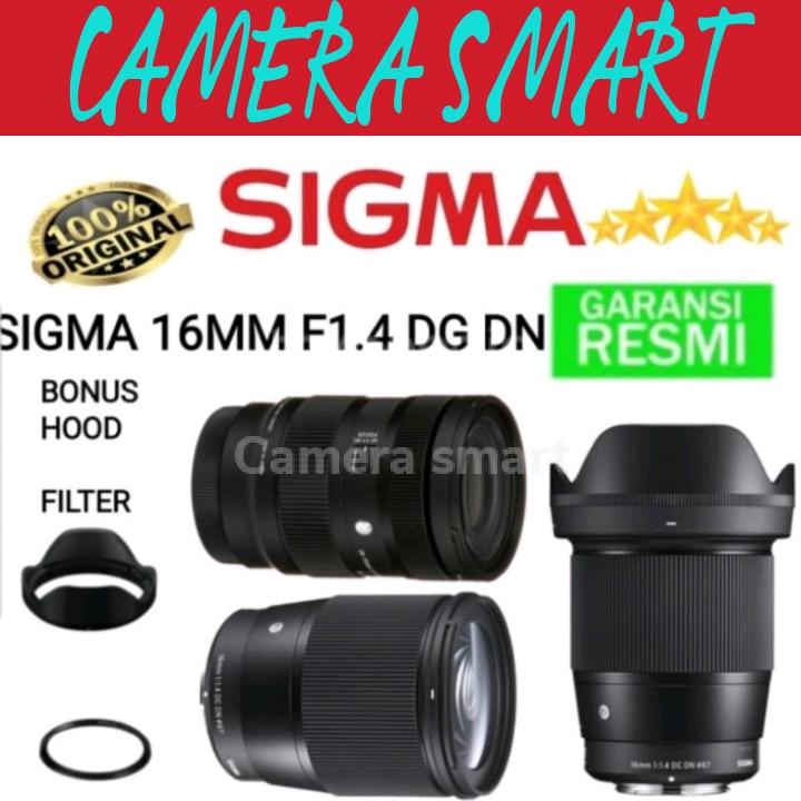 LENSA SIGMA 16MM F1.4 DG DN FOR SONY E - Shop | Tokopedia