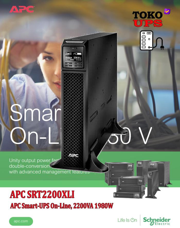 Promo UPS APC SRT2200XLI 2200VA 230V UPS Online - Kayu Cicil 0% 3x ...