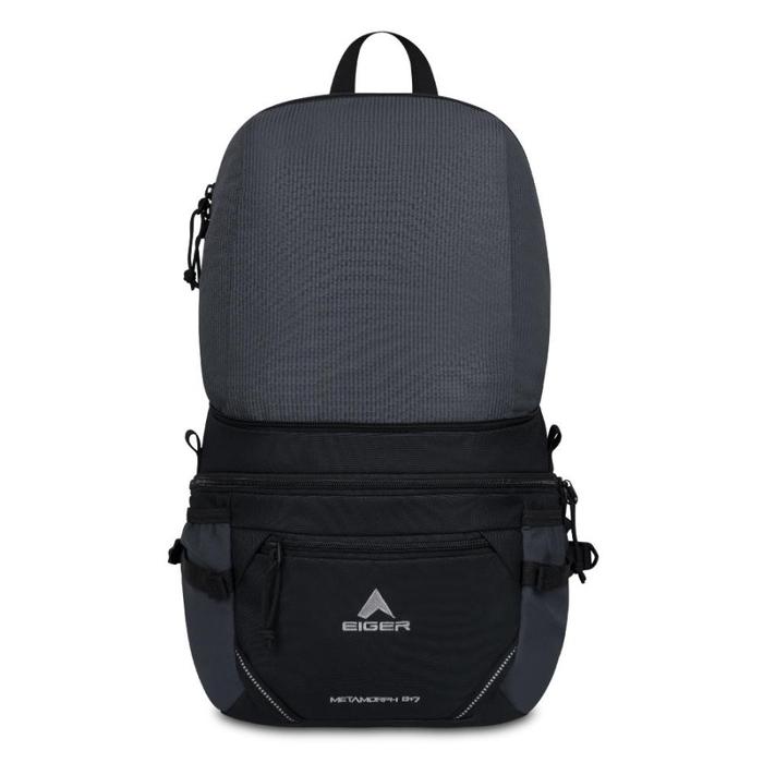 Jual Tas Ransel Eiger 910007073 Black Metamorph 8+7L Lumbar Bag - Kab ...