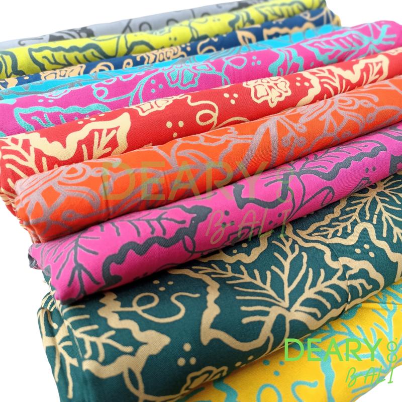 DEARY CO BALI Kain Sarung Pantai Bali Lebih Tebal Batik Stamp Rayon ...