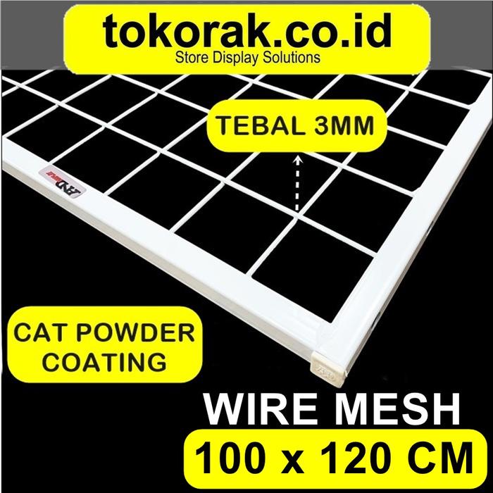 Jual WIRE GRID MESH 100 X 120 CM - KAWAT JARING KOTAK - RAM DINDING ...