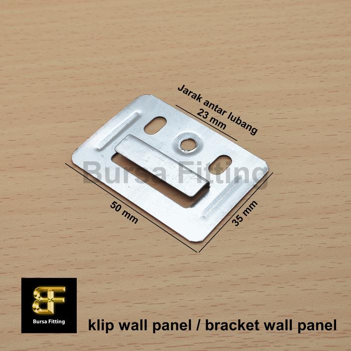 Jual Klip wall panel / braket wall panel / klip besi wpc wall panel ...
