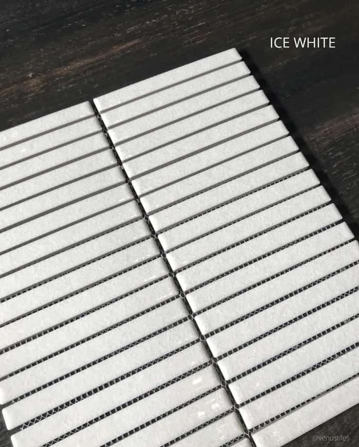 Jual Venus Tiles Type Pottery Striped Ice White - Kota Depok ...