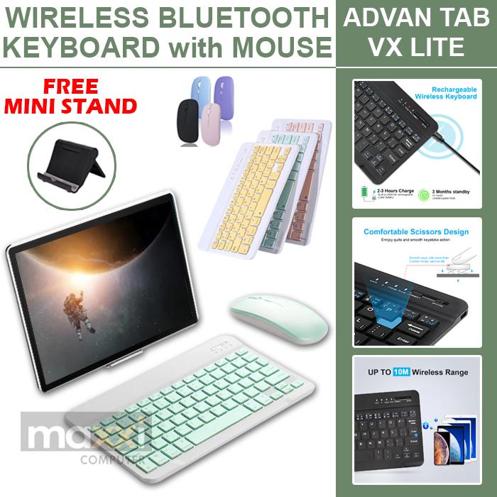 Jual Advan Tab VX Lite Tablet 2023 Bluetooth Keyboard Kibod Mouse Mos ...