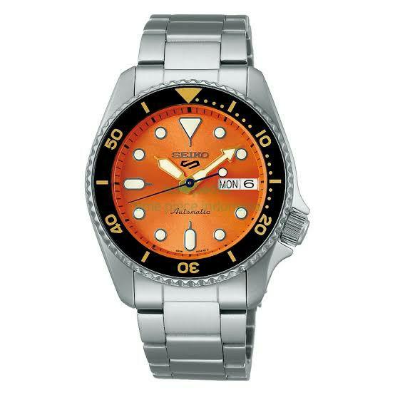 Jual Seiko 5 Sports SRPK35K1 / SRPK35 SKX Mid-Sized Orange Original ...