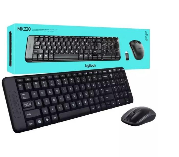 Jual keyboard mouse Logitech MK220 wireless combo original - Jakarta ...