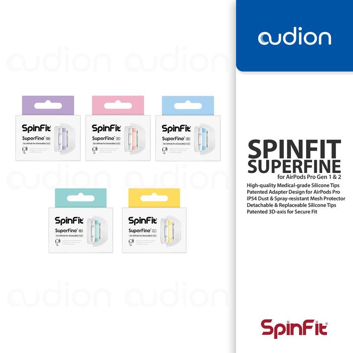 Jual SPINFIT SUPERFINE for Apple AirPods Pro Gen 1 & 2 | Medical-grade ...