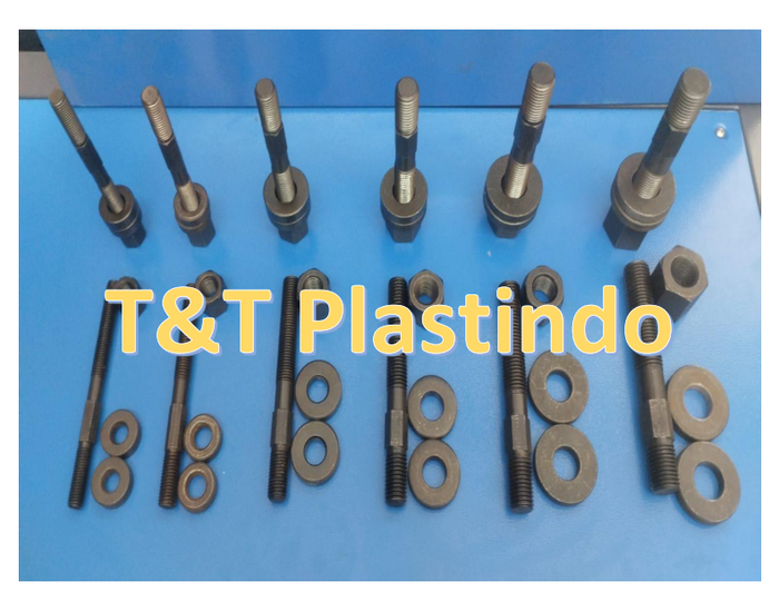 Jual DOUBLE DRAT SCREW FOR MOLD CLAMP 150MM | M12 M14 M16 M18 M20 M22 ...