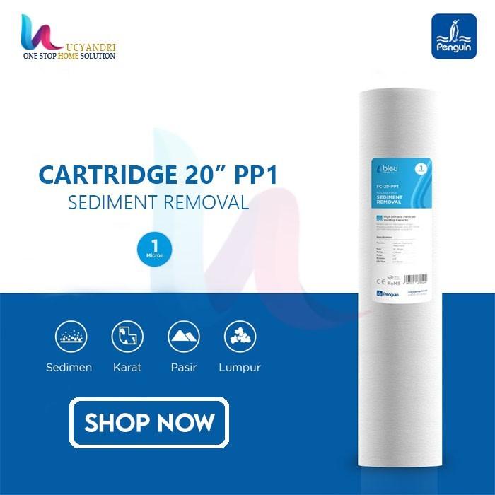 Jual Cartridge Filter PENGUIN PP Sedimen Ukuran 20 Inch - 1 & 5 Micron ...