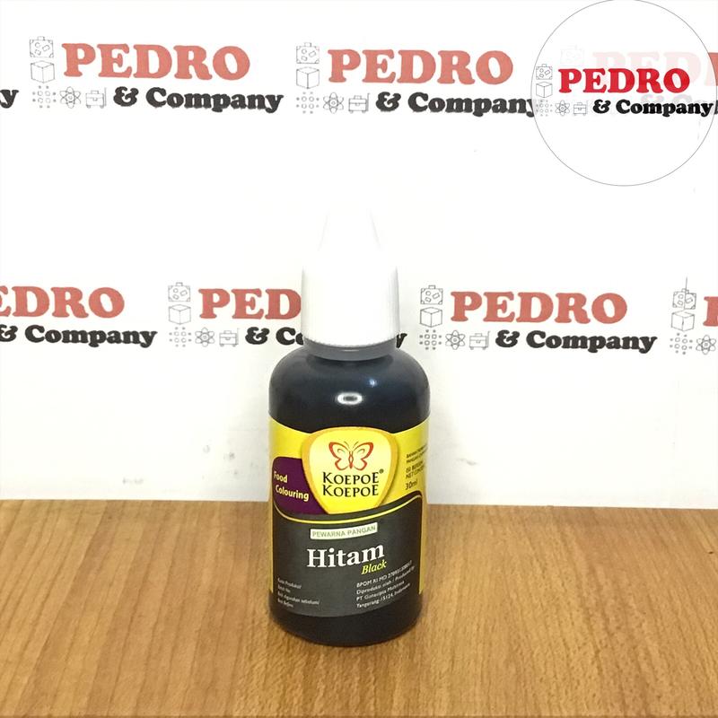 Koepoe koepoe pewarna HITAM black 30 ml - kupu food colorin - Shop ...