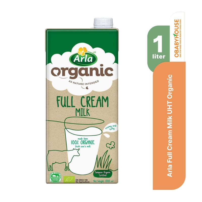 Arla Full Cream Milk UHT Organic 1 Liter - SATUAN - Shop | Tokopedia