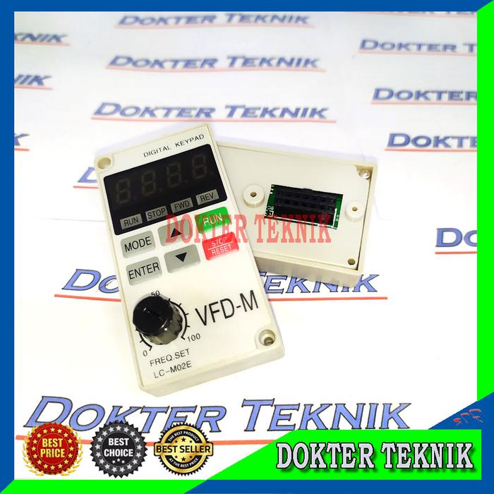 Jual Digital Keypad Operation Panel 0–100 | Delta LC-M02E VFD-M 0-100 ...