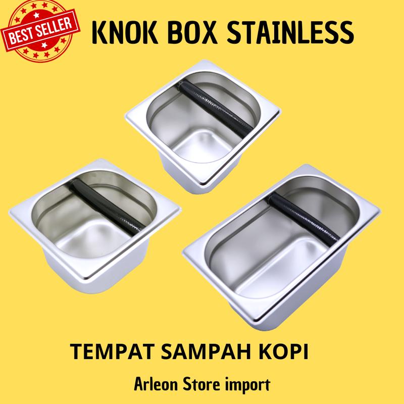 knock box stainless steel kopi tinggi 10 cm dan 15 cm - Shop | Tokopedia