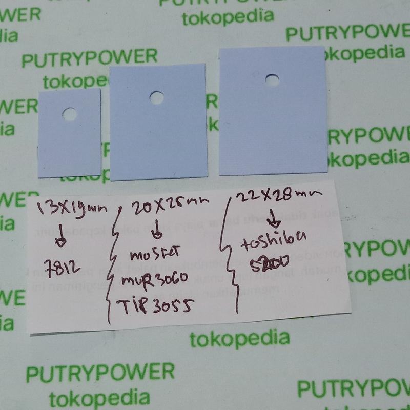 mika isolator transistor karet 13x19 20x25 22x28mm for7812 mosfet ...