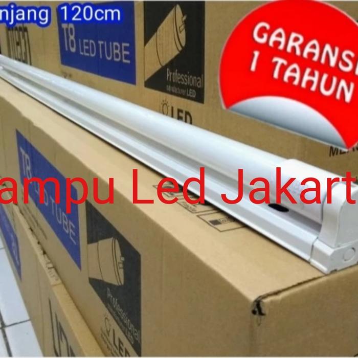 Jual kap t8 LED 120cm 18watt 18w. TL komplit 18w LED. kap tube TL ...