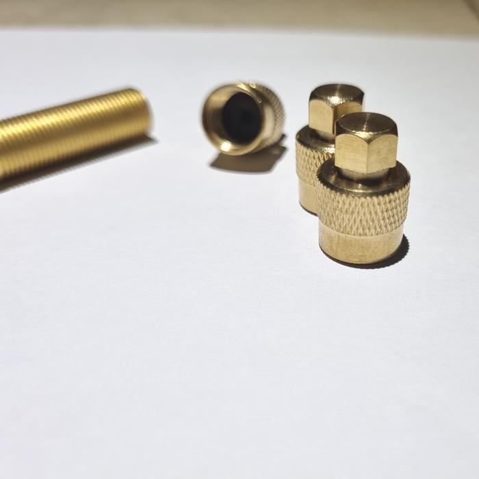 Jual 5 Pcs A-149 Tire Valve Cap Tutup Pentil Kuningan Ban OTR Alat ...