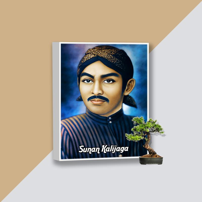 Poster Kayu Sunan Kalijaga Wali Songo Wall Decor Hiasan Dinding 30x40 ...