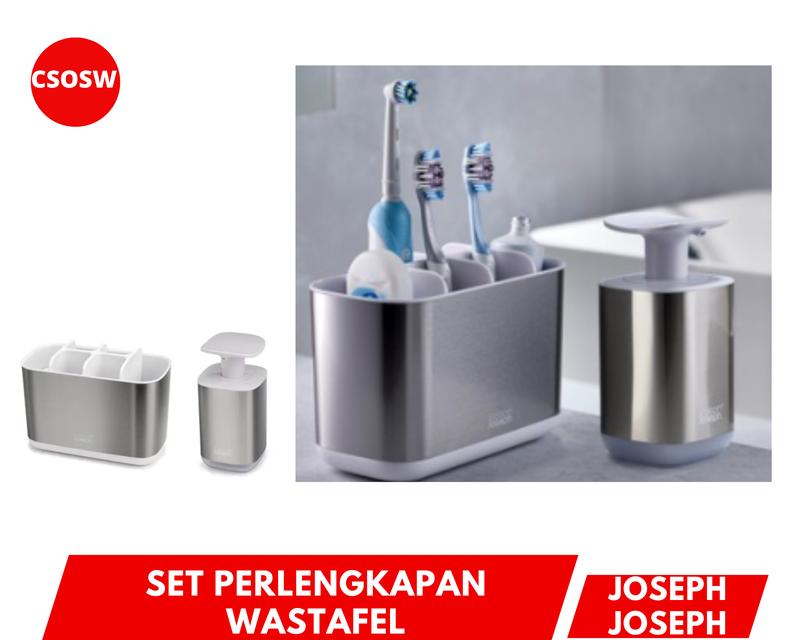 Joseph Joseph Set Perlengkapan Kamar Mandi Dispenser Tempat Sikat ...