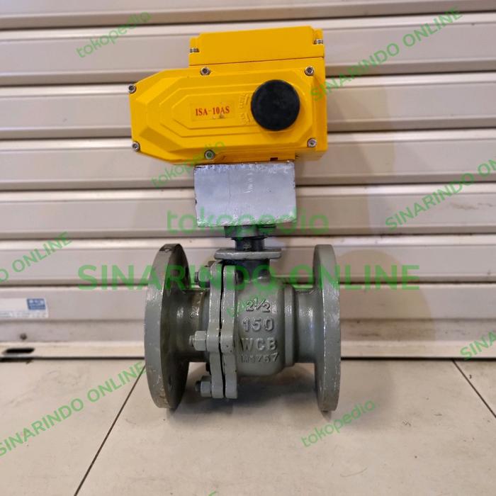 Jual Motorised Ball valve Elektrik 21/2" inch Dn 65 Ansi 150 Flange ...