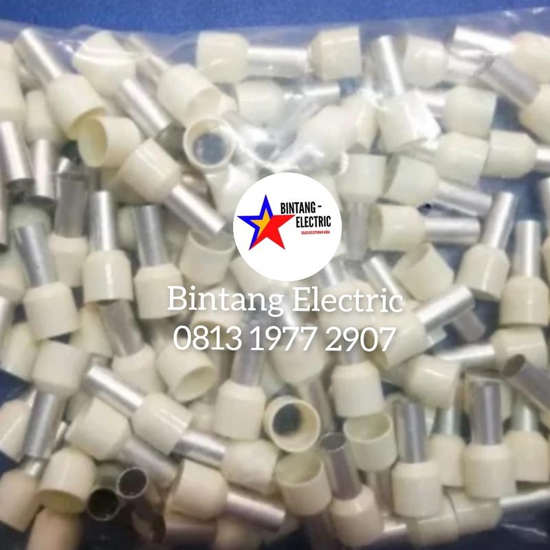Skun Kabel Ferrules / Scun Botol Ukuran 16 mm Warna Putih - Shop ...