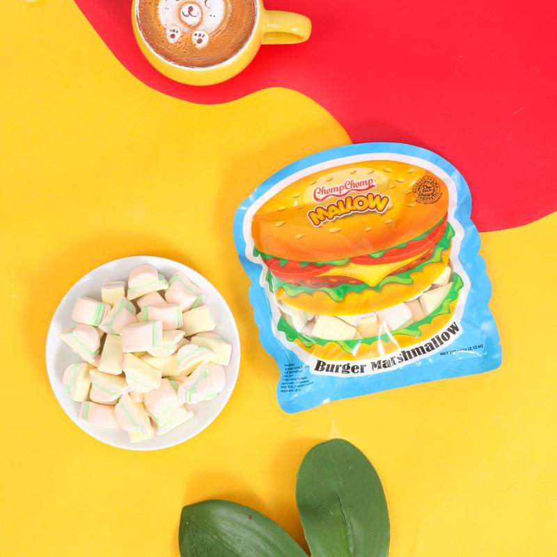 Chomp Chomp Burger Marshmallow 60 gr - ChompChomp Mallow - Shop | Tokopedia